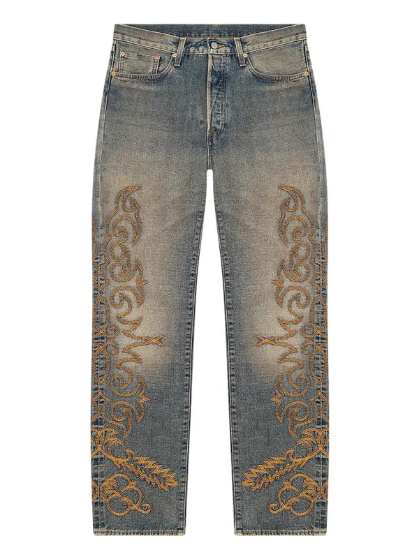 LEVI'S X Denim Tears Western Stitch 501 Jeans - Blue