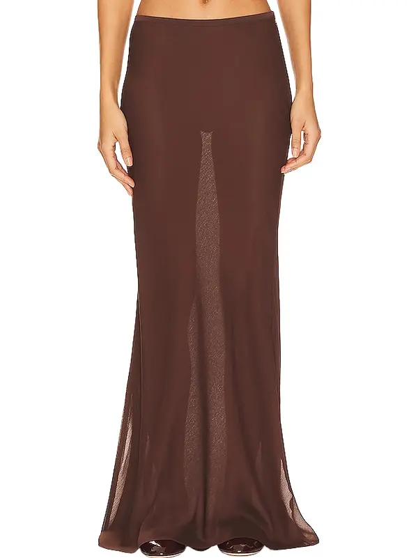 Lioness Endless Maxi Skirt - Chocolate