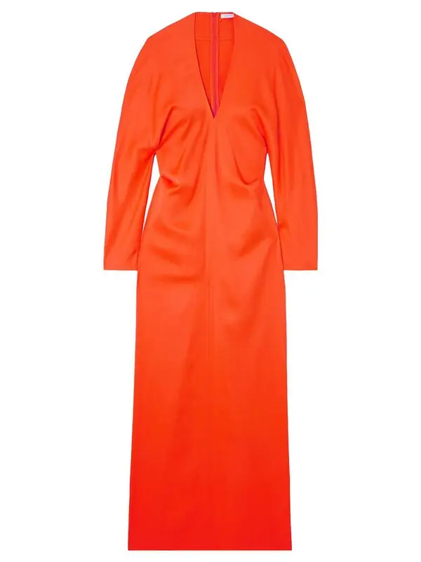 FERRAGAMO Stretch-satin Gown - Orange