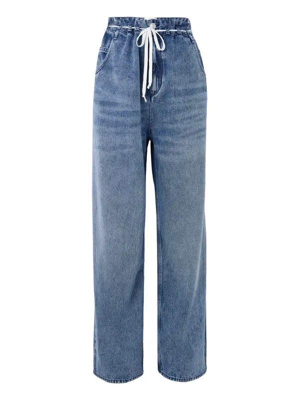 Isabel Marant Jordy High-rise Wide-leg Jeans - Blue