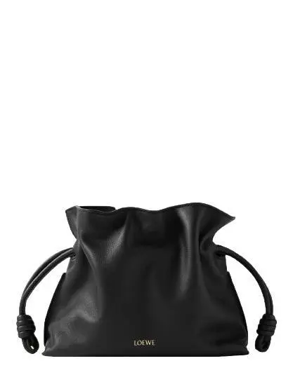 Loewe Flamenco Mini Leather Bag - Black