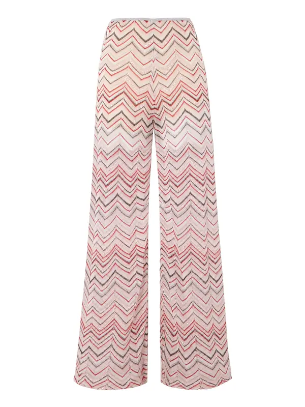 Missoni Sequin-embellished Crochet-knit Pants - Ivory