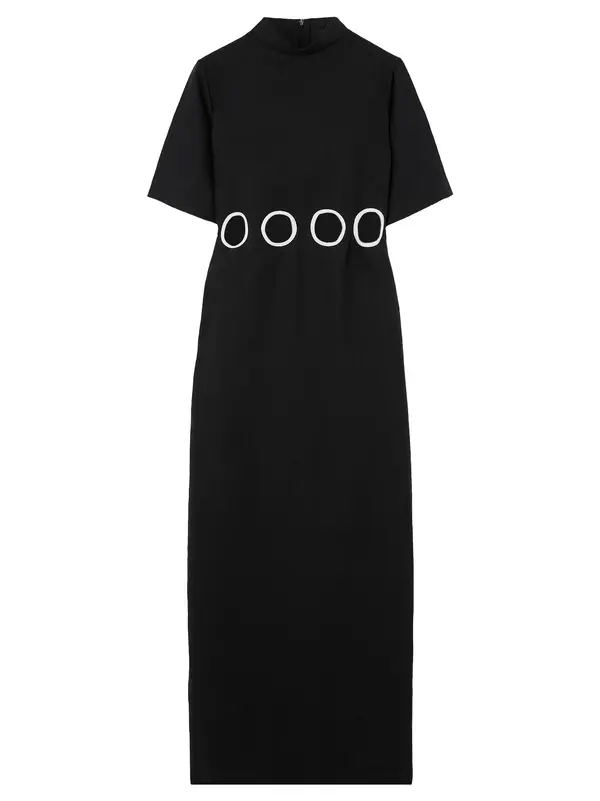DESTREE Yayoi Cutout Midi Dress - Black