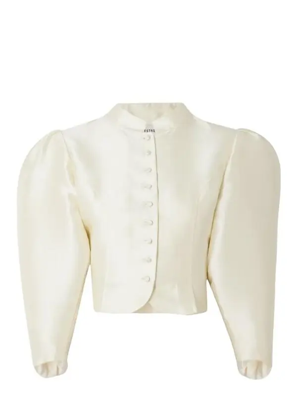DESTREE Amoako Cropped Jacket - White