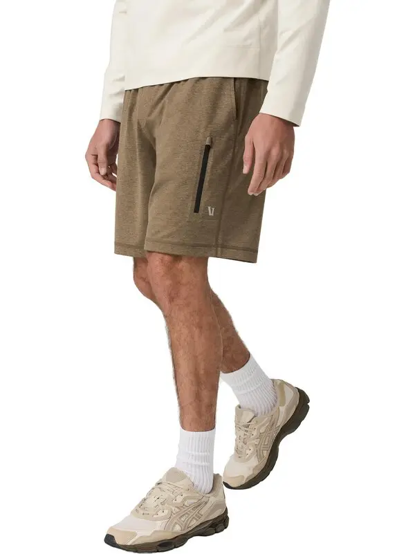 Vuori Sunday Performance 8" Shorts - Peppercorn Heather