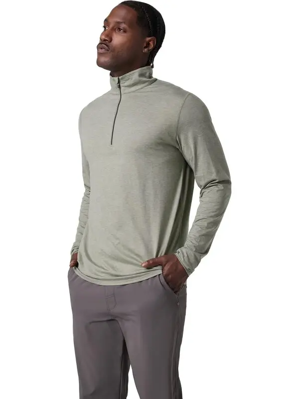 Vuori Eae Performance Half Zip Jacket 2.0 - Laurel Heather