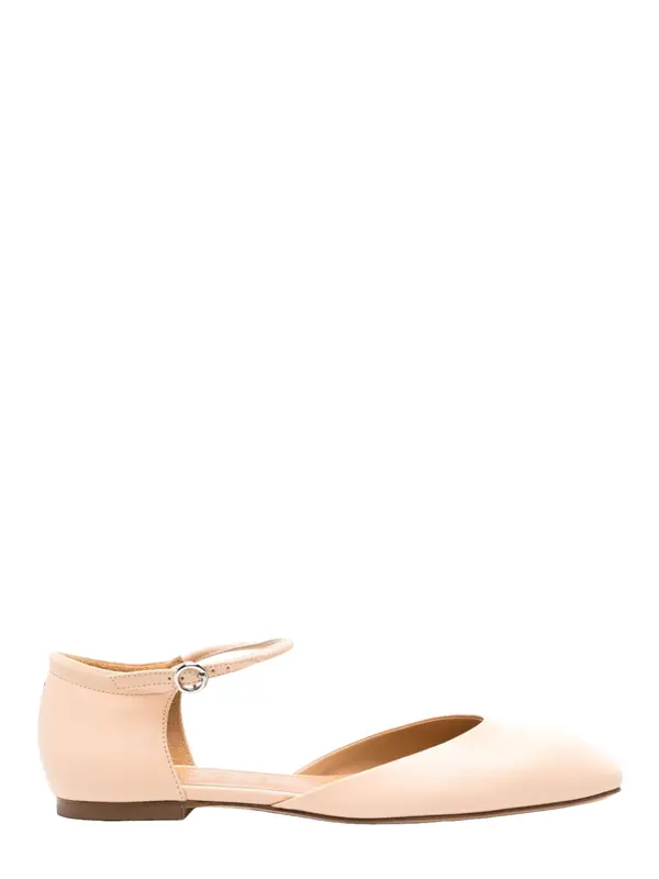 AeydĒ Uma Leather Ballerina Flats - Neutrals