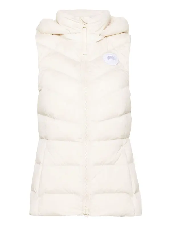 Canada Goose Clair Hooded Puffer Gilet - Neutrals