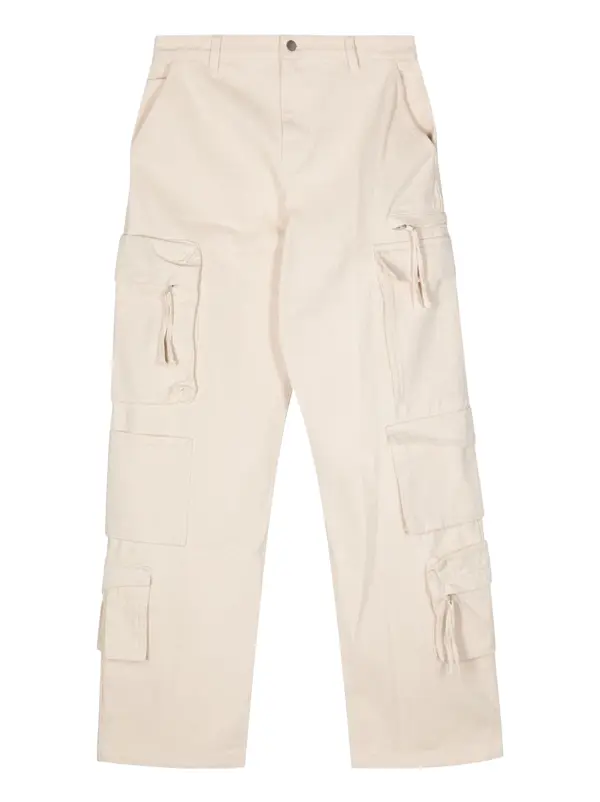 Axel Arigato Utility Mid-rise Wide-leg Jeans - Neutrals