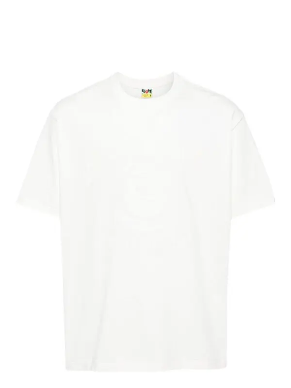 A BATHING APE Logo-print Cotton T-shirt - White
