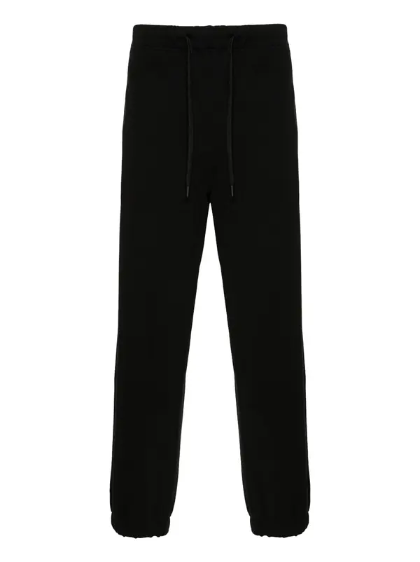 Versace Logo-stripe Track Pants - Black