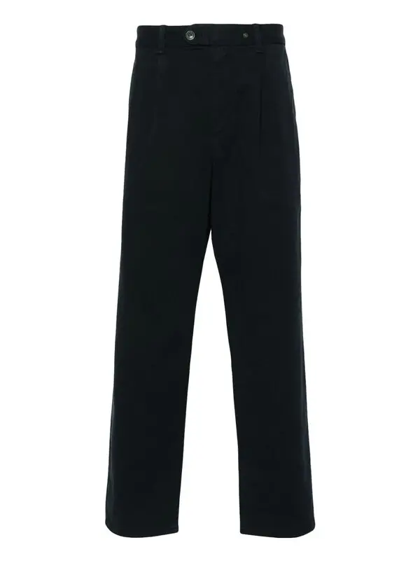 Rag & Bone Twill Pleated Trousers - Blue