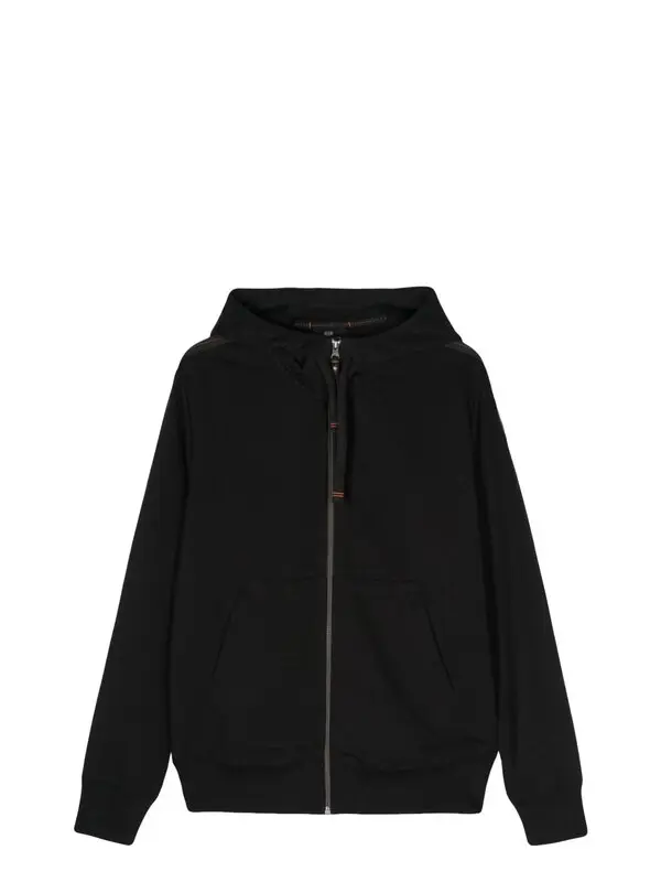 PARAJUMPERS Logo-patch Hoodie Jacket - Black