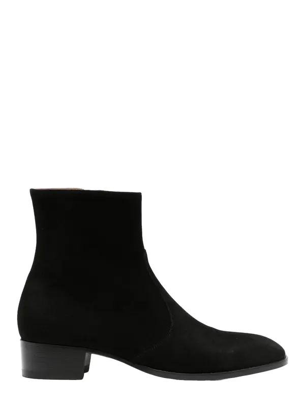 SCAROSSO 40mm Warren Chelsea Boots - Black