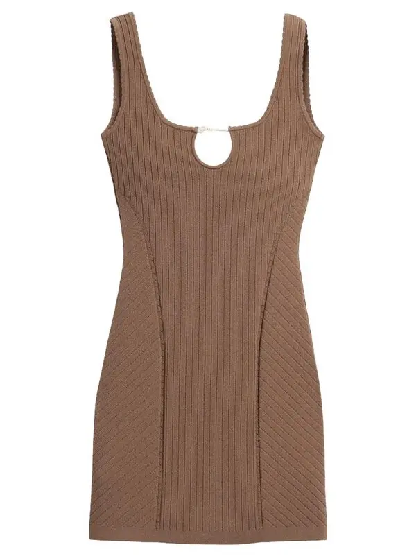 Jacquemus Sierra Mini Dress - Beige