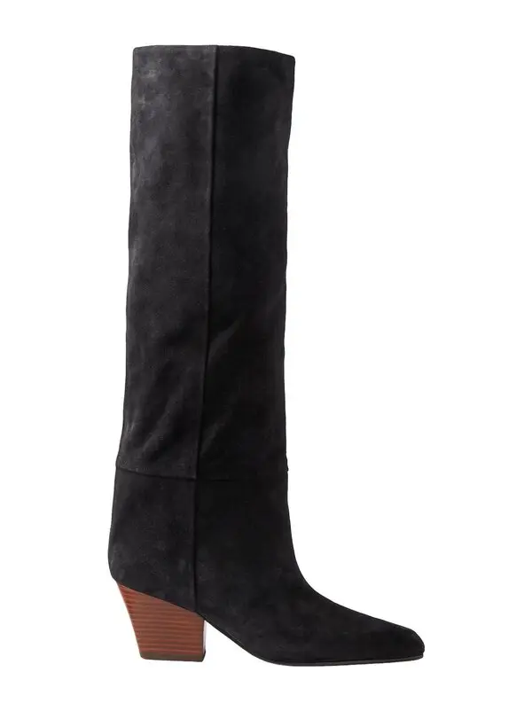 Paris Texas Jane Knee High Boots - Black