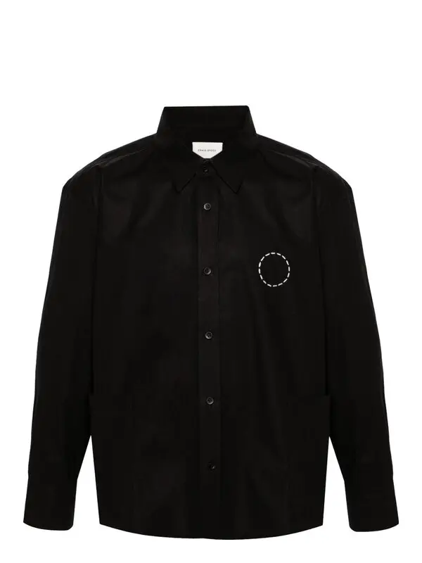 CRAIG GREEN Circle Cotton Shirt - Black