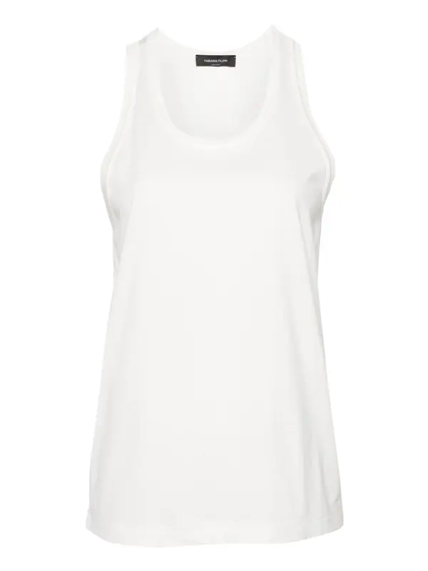 Fabiana Filippi Panelled Tank Top - White