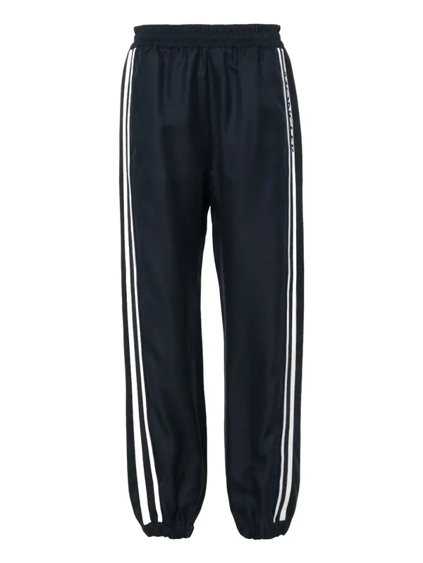 Moncler Logo-embroidered Track Pants - Blue