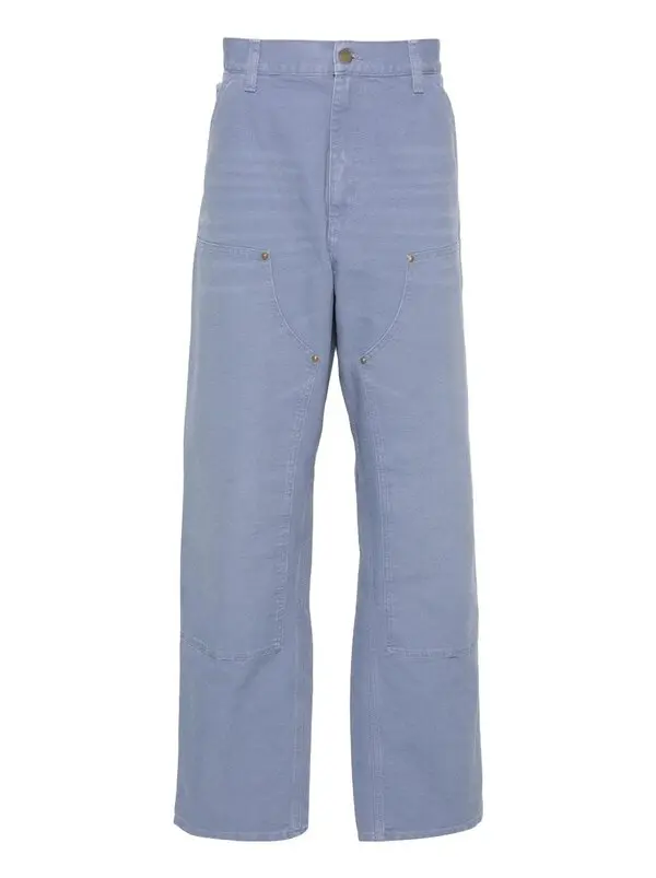 Carhartt Work In Progress Double Knee Straight-leg Trousers - Blue
