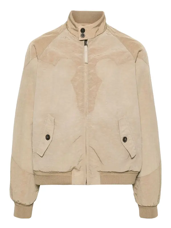 MAISON MARGIELA Four-stitch Bomber Jacket - Neutrals