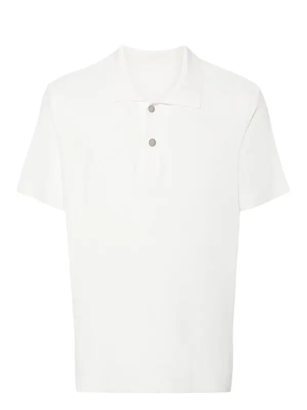 Jacquemus Le Polo Maille Polo Top - White