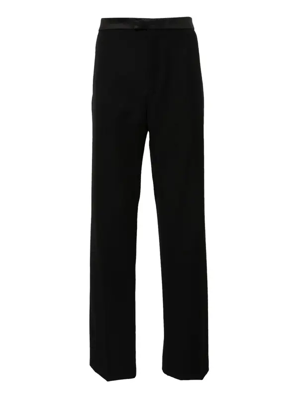 Jacquemus In Melo Straight Trousers - Black