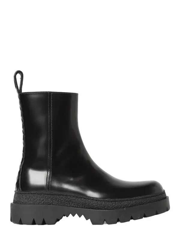 Bottega Veneta Leather Ankle Boots - Black