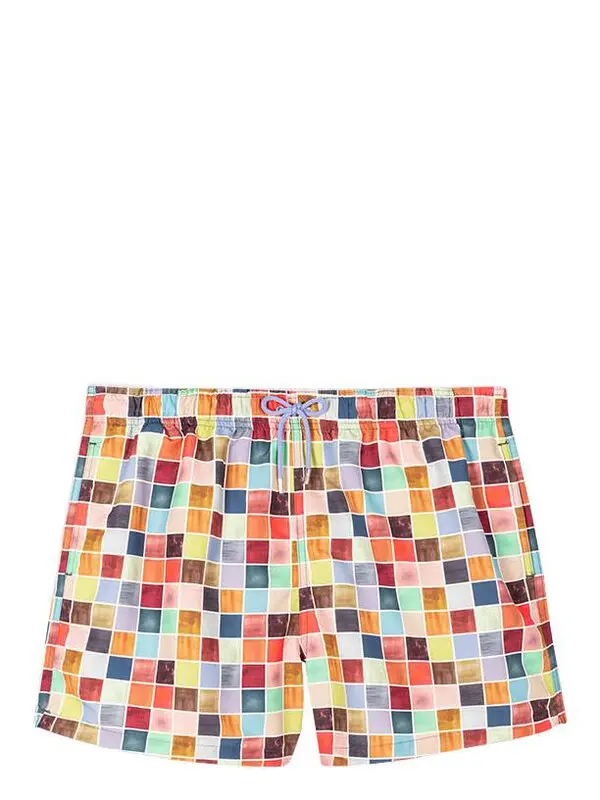 Paul Smith Ink Square Swim Shorts - Multicolour