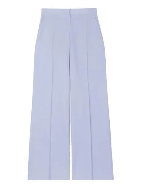 Paul Smith Wide-leg Wool Pants - Blue