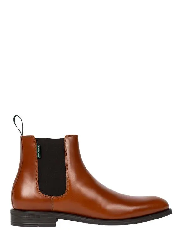 Paul Smith Leather 'cedric' Boots - Brown