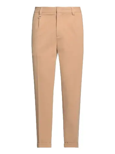 PAOLO PECORA Tapered Regular Fit Trousers - Beige