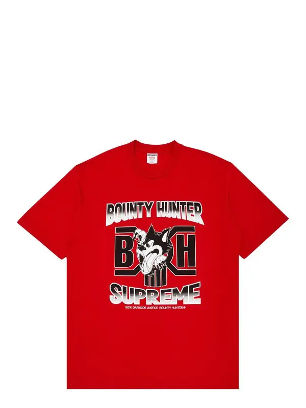 Supreme X Bounty Hunter Wolf Tee - Red