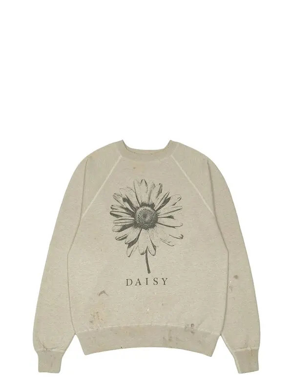 SAINT MXXXXXX Daisy Crewneck Sweatshirt - Grey