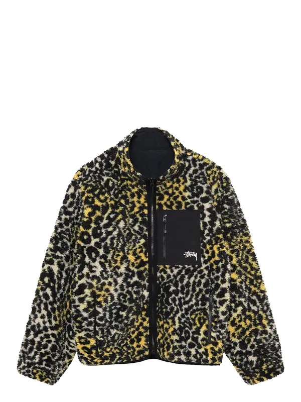 StÜssy Sherpa Reversible Jacket - Yellow