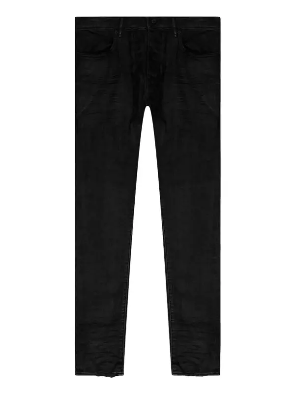 PURPLE BRAND Low Rise Skinny Fit Jeans - Black