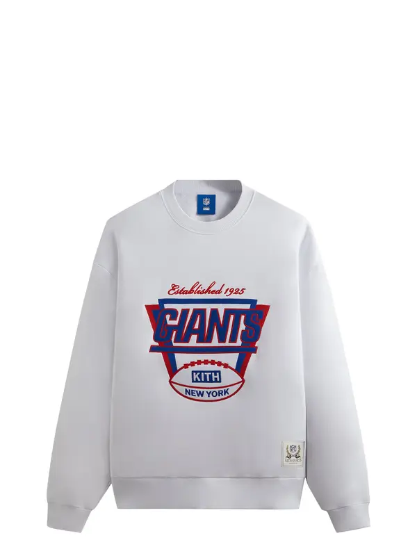 Kith For The Nfl: Giants 1925 Nelson Crewneck - White