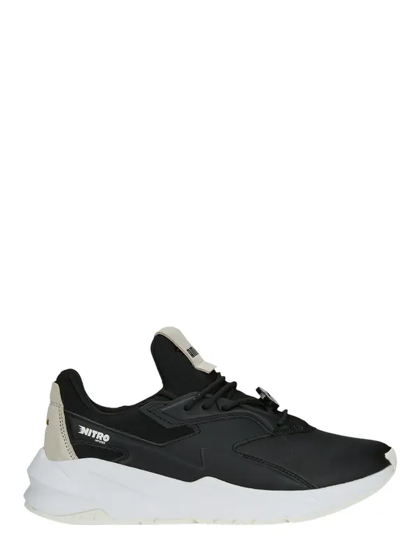 PUMA Fier Nitro Leather Sneakers - Black