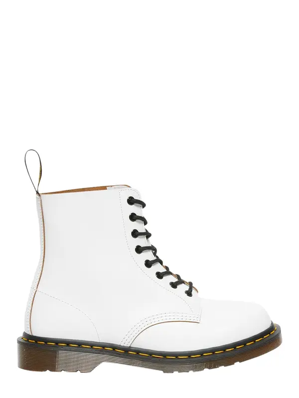 Dr. Martens 1460 Vintage Made In England Lace Up Boot - White