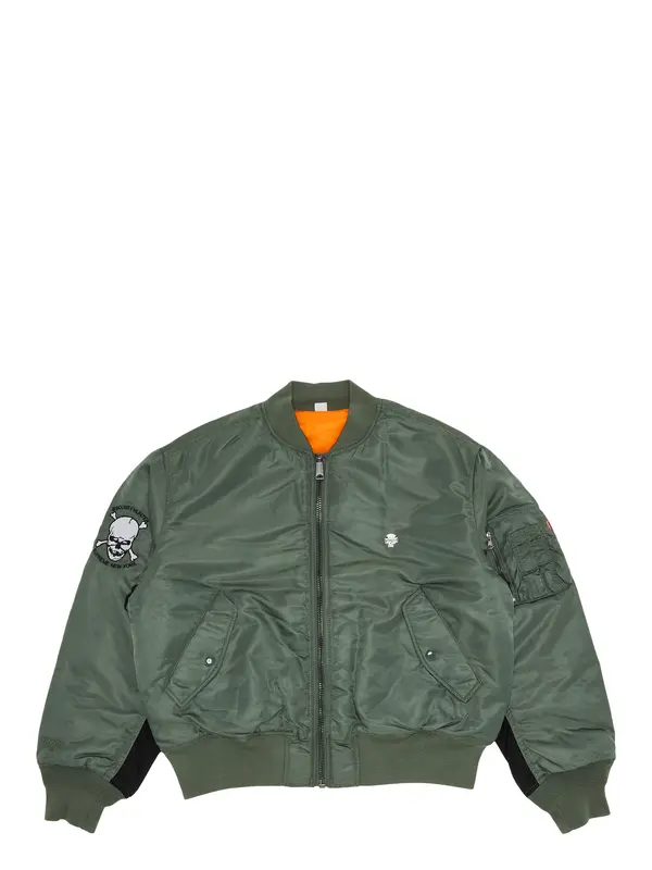 Supreme X Bounty Hunter Ma-1 Jacket - Green