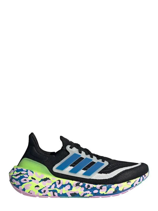 Adidas Ultraboost Light Neon Leopard Sneakers - Black