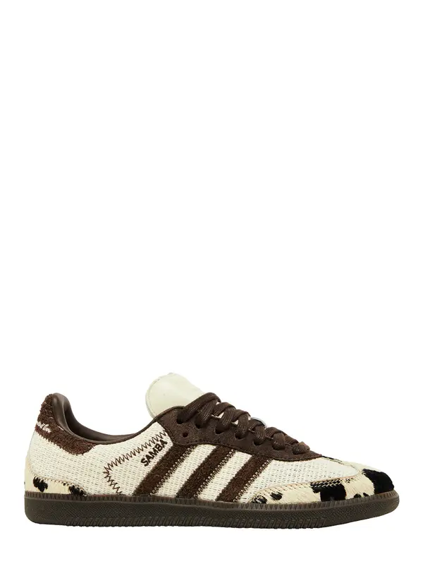 Adidas Notitle X Samba Og 'cow Print' Sneakers - Brown