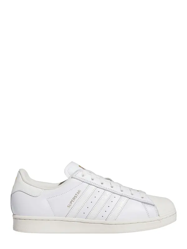 Adidas Superstar Adv Cracked Leather Sneakers - White