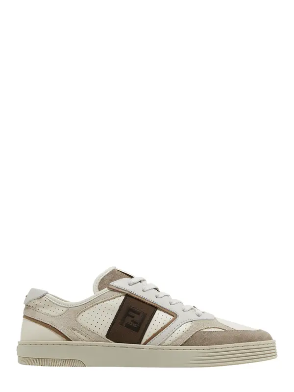 Fendi Step Sneakers - Cream