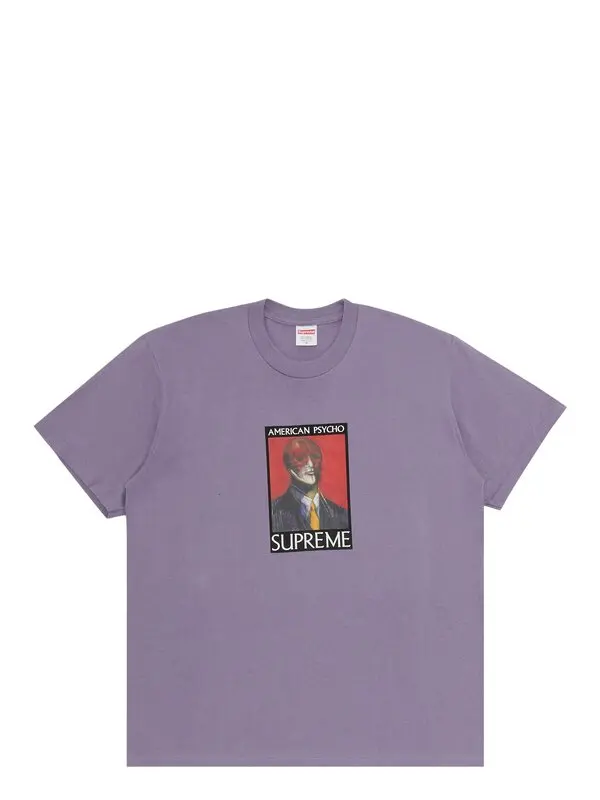 Supreme American Psycho Tee 'dusty - Purple