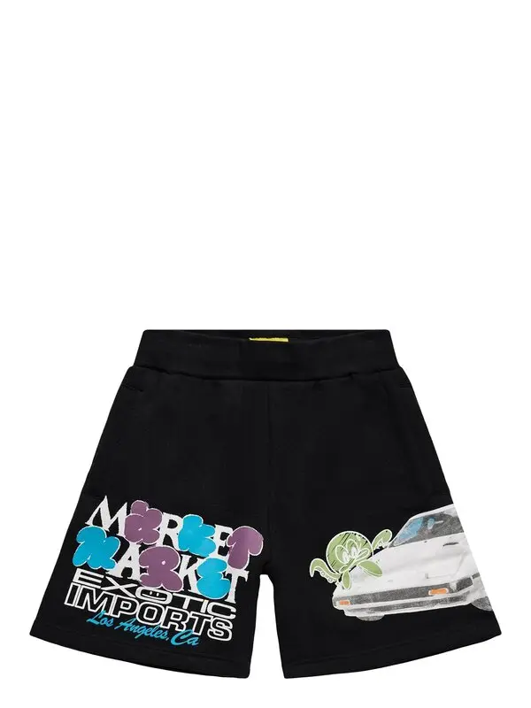 MARKET Exotic Automobile Sweatshorts - Black