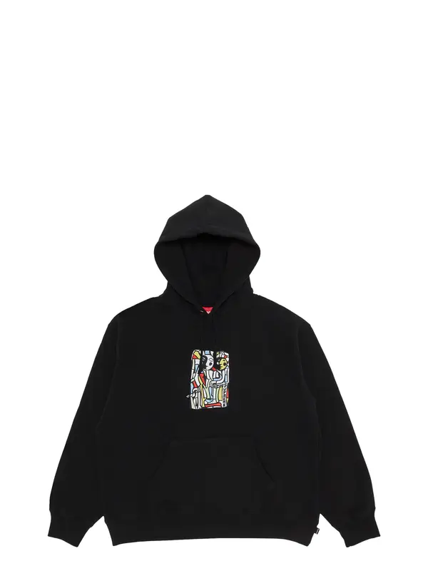 Supreme Neil Blender Mosaic Hooded Sweatshirt - Black