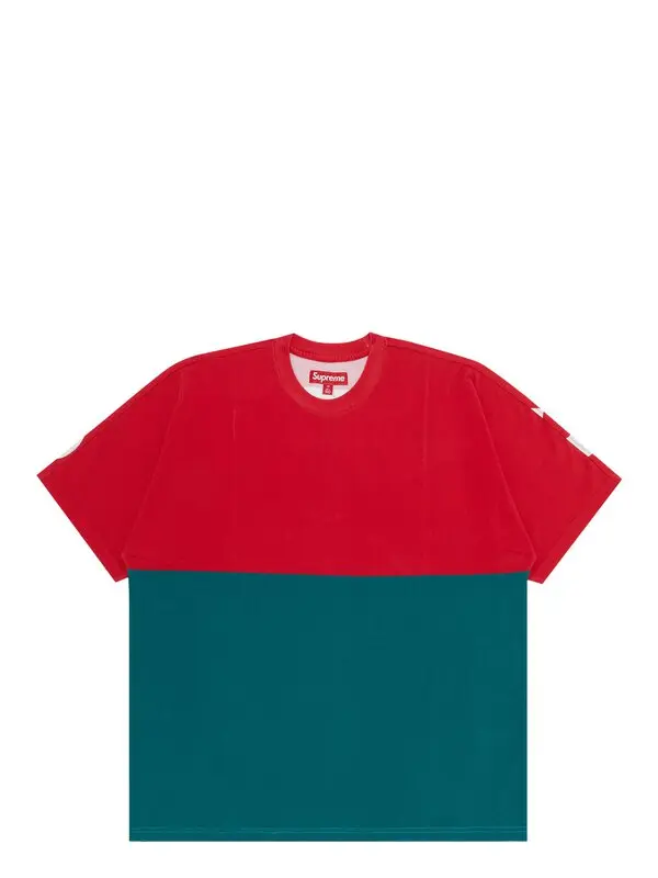 Supreme Split Short-sleeve Top - Red