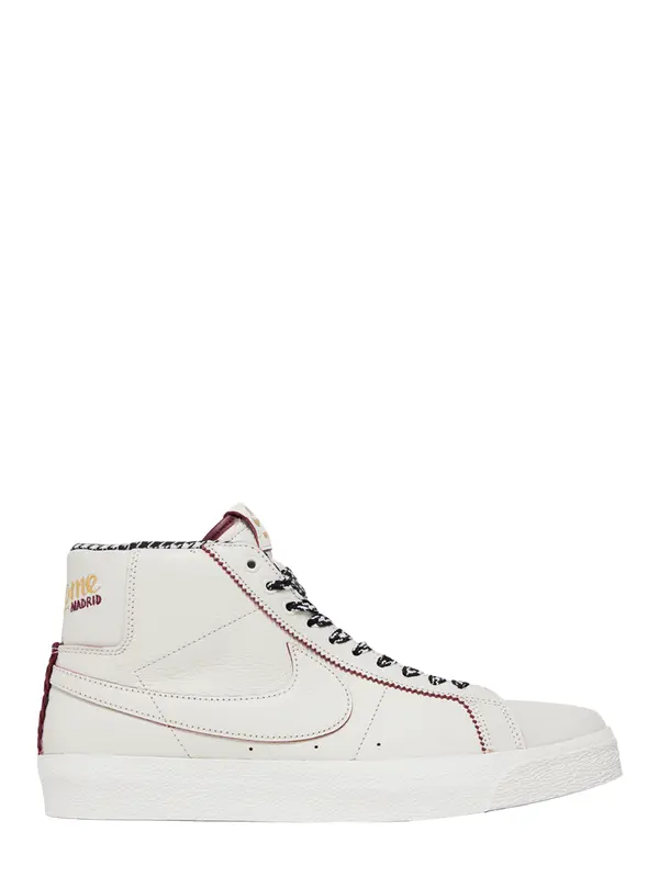 Nike X Welcome Skateboarding Zoom Blazer Mid Sneakers - Cream