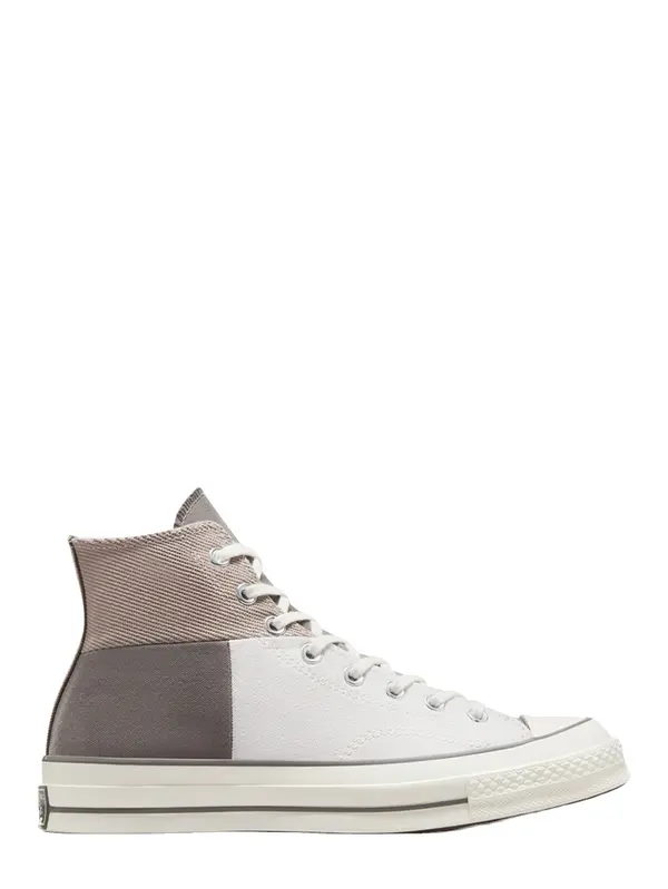 CONVERSE Chuck 70 High Crafted Patchwork Sneakers - Grey